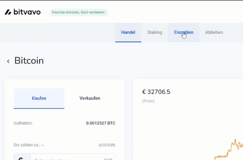 Bitvavo Wallet Transfer Anleintung